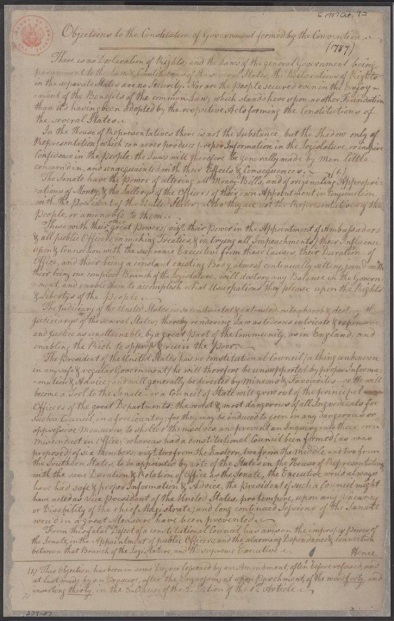 Forgotten Founders: George Mason, Part 2—1787 - Bauman Rare Books